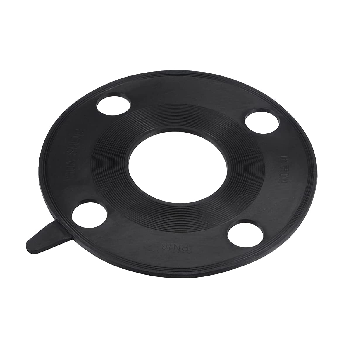 Buy Biella™ Full Face Rubber Flange ket 2 1/2" X 3 MM DN100 Pipe, 4 ...