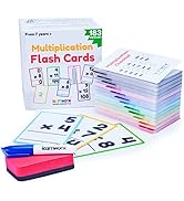 Amazon.com: Division Flash Cards 3rd Grade 4th 5th and 6th – 169 Math ...