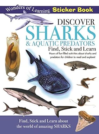 Discover Sharks Sticker Book : Amazon.es: Libros