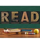 Amazon.com : Classroom Decorations Reading Poster for Teachers Bulletin ...