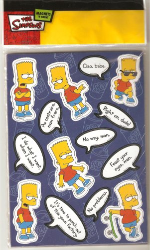 The Simpsons Magnets 14 Count : Amazon.in: Home & Kitchen