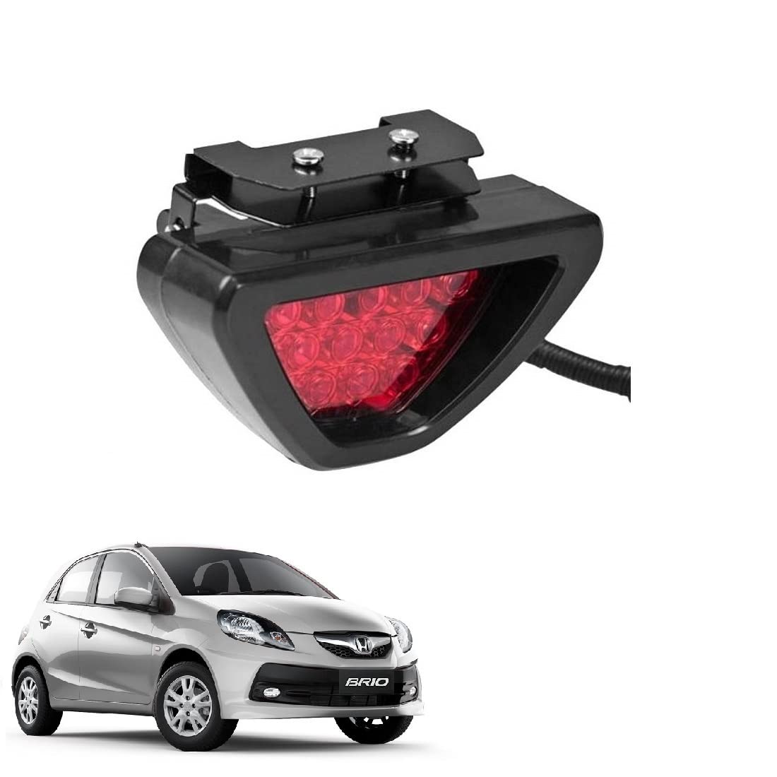 SPREADX Car Brake Rear Tail Warning LED Light compatible with Brio ...
