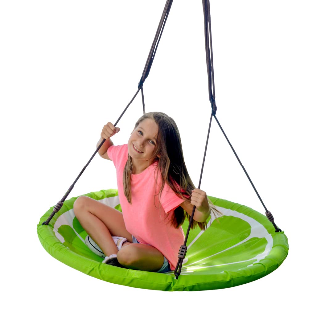 Amazon.com: Swurfer Slice Tree Swing, Saucer Swing – Tree Swing for ...