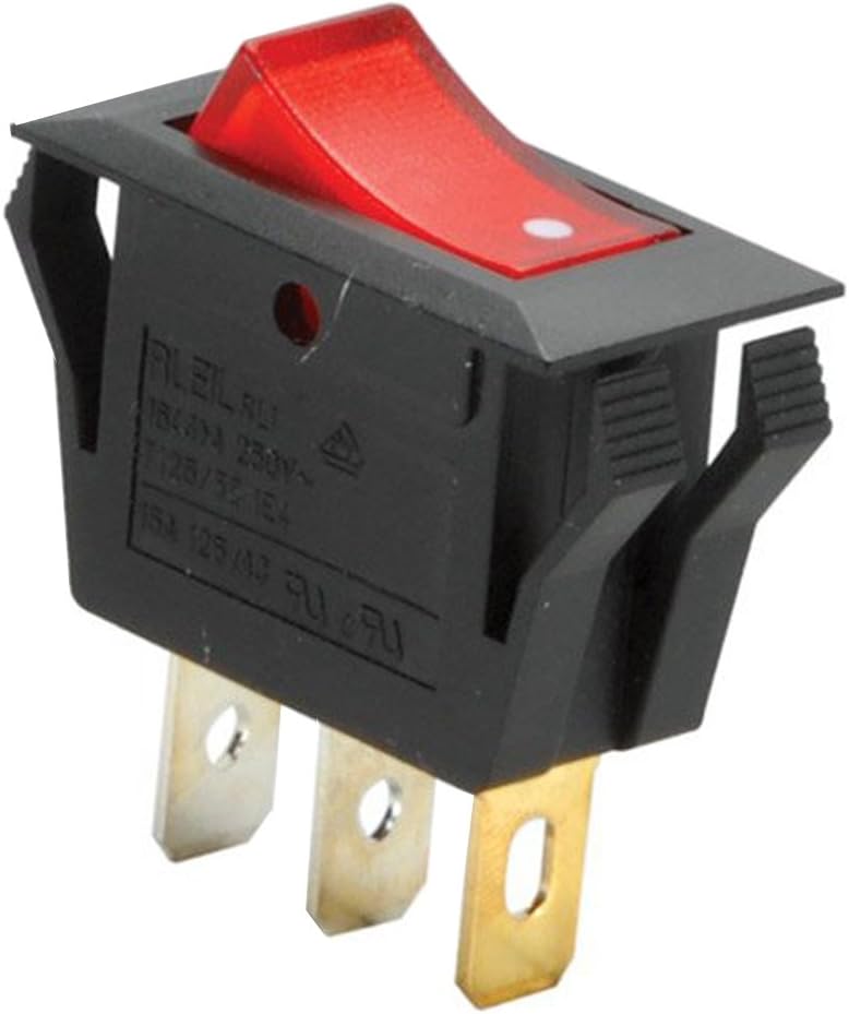 Amazon.com: SPST Rocker Switch with Neon Lamp : Automotive