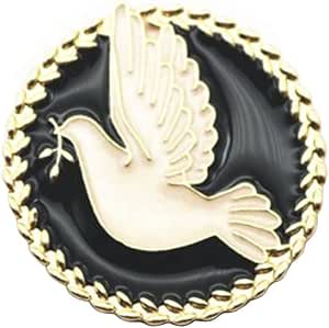 Amazon.com: Peace Dove Design Lapel Pin Gothic Pigeons Pins Classic ...