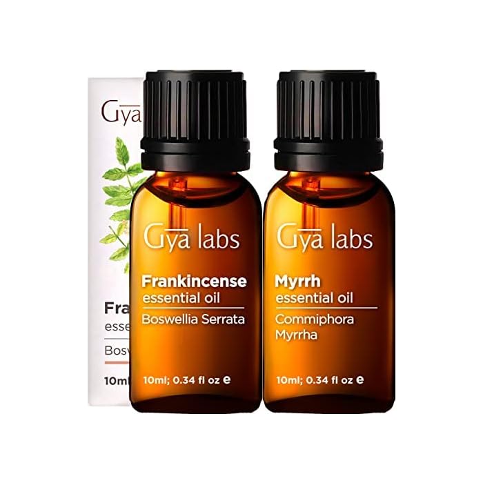 Buy Gya Labs Frankincense Myrrh Essential Oil 10ml X 2 100 Pure