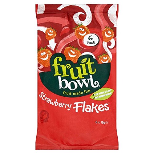 Amazon.com: Fruit Bowl Fruit Flakes Strawberry - 6 x 18g (0.24lbs)