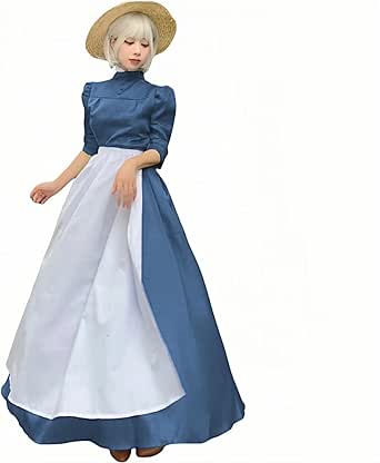 Amazon.co.jp: [COSPRO]ハウルの動く城 コスプレ ハウル ソフィー 衣装 cosplay 制服 大人用 ハロウィン クリスマス パーティー アニメ XS-3XL : ホビー