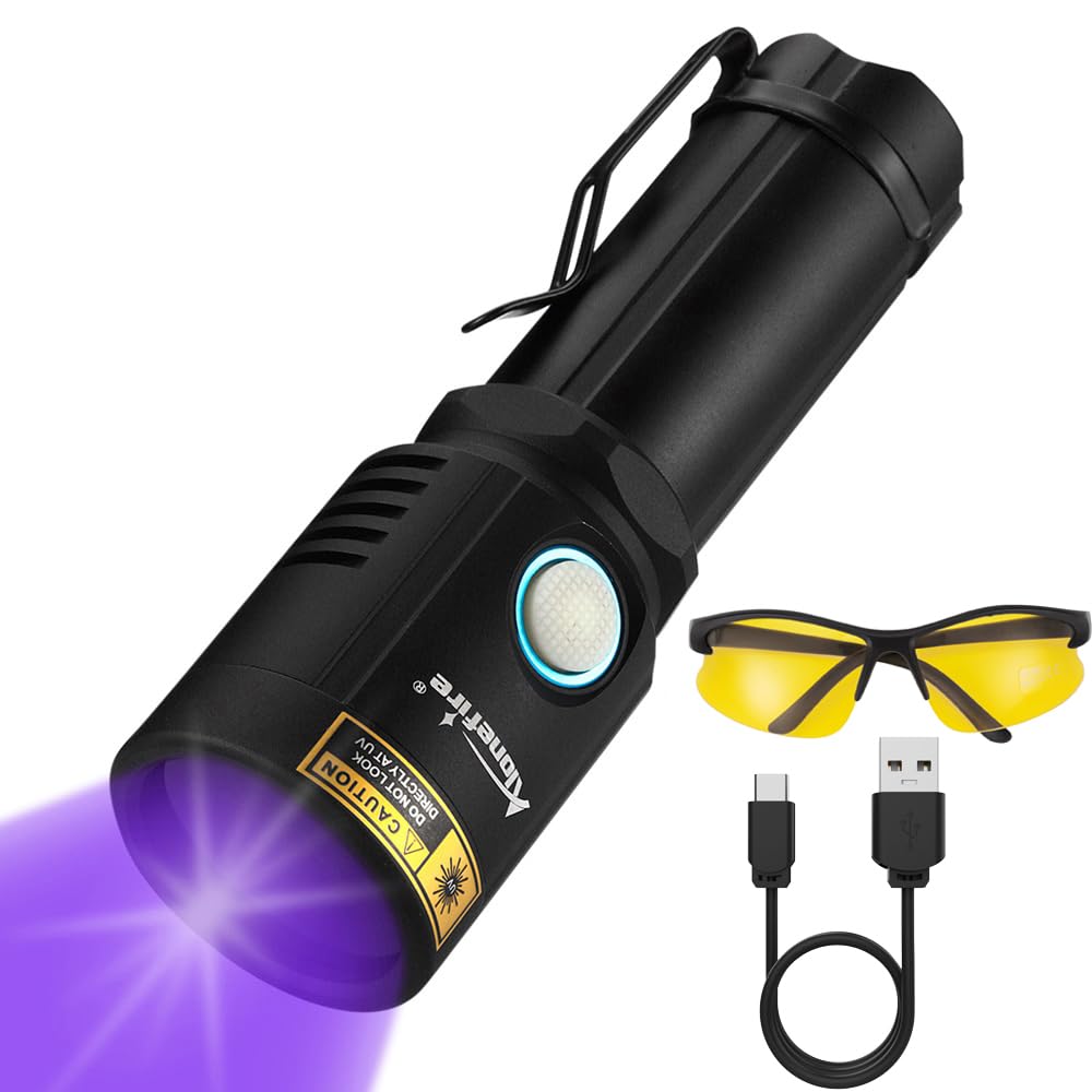 Alonefirex901uv 10w 365nm Powerful Usb Rechargeable Uv Led Torch ...