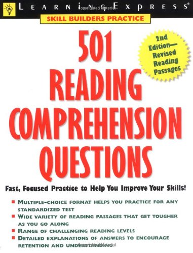 501 Reading Comprehension Questions (Learningexpress Skill Builders Practice) : Amazon.in: Books