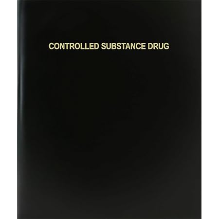 Amazon.com: Medline Hard Cover Controlled Substance Drug Log Book, 323 ...
