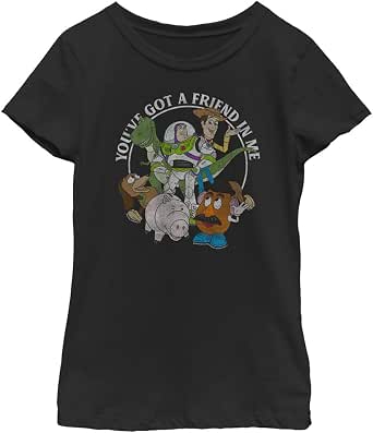 Amazon.com: Disney Girls' Toy Story Group T-Shirt : Ropa, Zapatos y Joyería