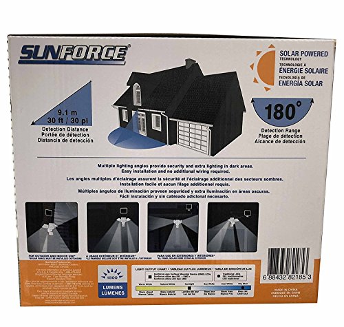 Sunforce Outdoor Solar Motion Light Review - Solar Panel America