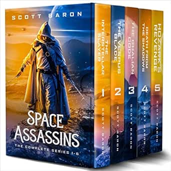 Space Assassins Box Set: The Complete Series, Books 1-5 (Audio Download): Scott Baron, Eric ...