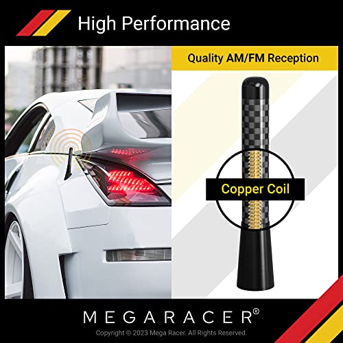 Snapklik.com : Universal Car Antenna Replacement, Carbon Fiber Antenna ...
