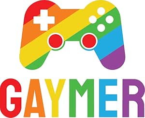 Amazon.com: Gaymer | Video Game Controller | LGBT Sticker |Great Gift ...