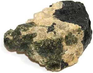 Amazon.com: Green Verdelite Black Tourmaline Rare Large Crystal ...