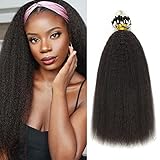 ・ブランド:Loxxy・製造元:Loxxy・[良質マイクロループ人毛エクステンション] Loxxy Kinky Straight microlinkヘアエクステンションは、1人のドナーから人毛をレミーに作られており、ストレート、カール、カッ...