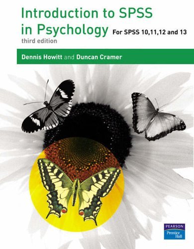 Buy Introduction to SPSS in Psychology Book Online at Low Prices in ...