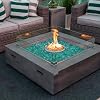 Amazon.com: YISZM Fire Glass for Propane Fire Pit, 1/2 Inch High ...