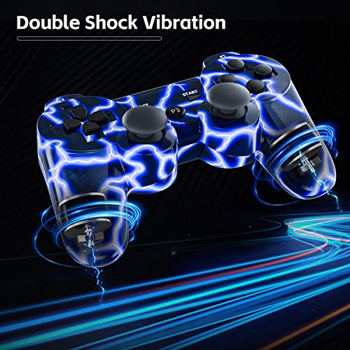 Snapklik.com : Burcica PS3 Controller 2 Pack Wireless Motion Sense Dual ...