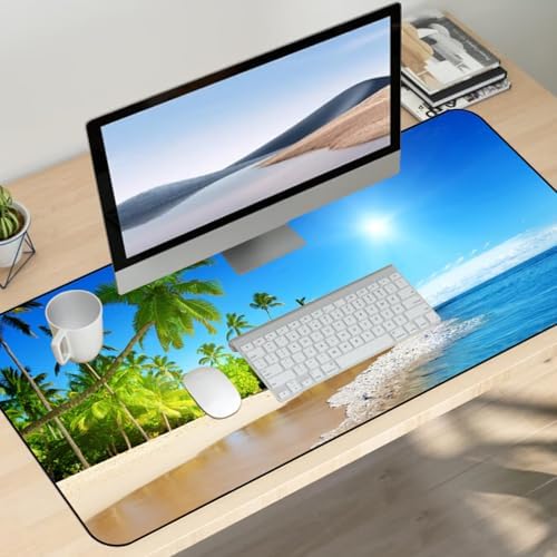 Tischunterlage, Schreibtischunterlage 90 x 40m Natürliches Gummi ...