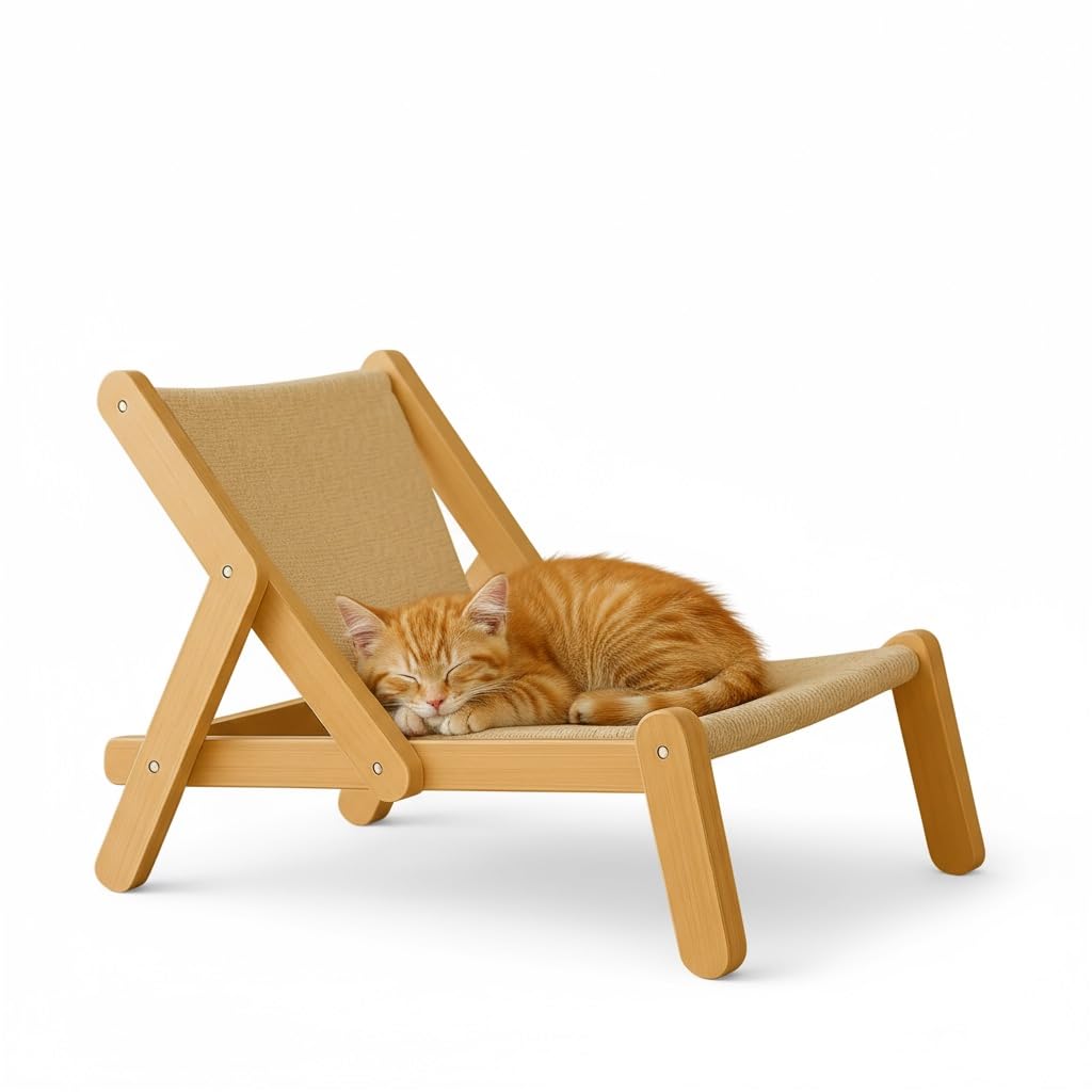 Meow Scratch Lounge for Cats | Durable Scratch Board & Relax Bed ...