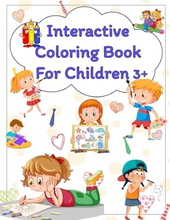 Amazon.com: Interactive Coloring Book For Children 3+: Finger painting ...