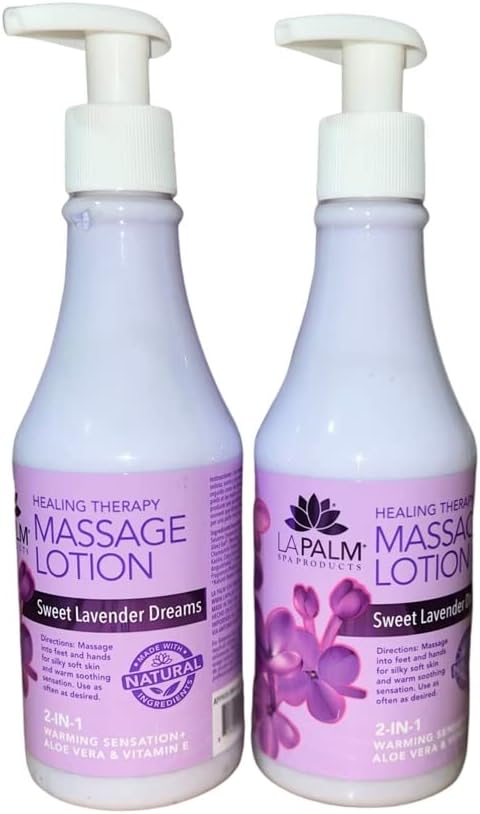Amazon.com: La Palm Healing Therapy Massage Lotion 8 fl oz. - Sweet ...