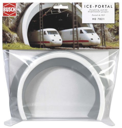 BUSCH7021 얼음 터널 포털 2-트랙 호 풍경 스케일 모델 풍경