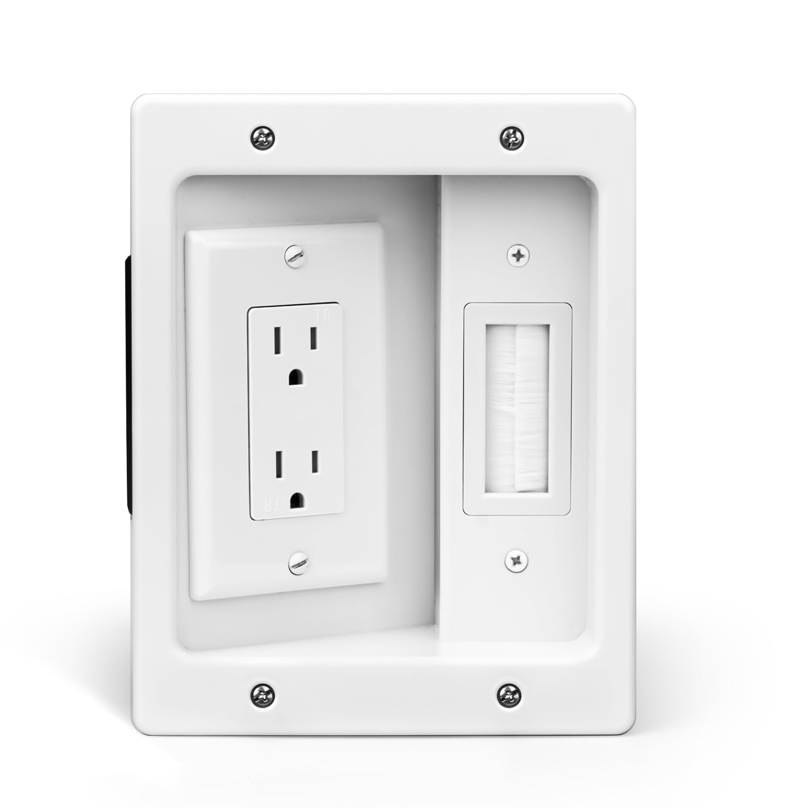 Amazon.com: Wall Cable Concealer Management Kit, Recessed Outlet Behind ...