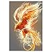Amazon.com: Fire Phoenix Poster Phoenix Bird Canvas Wall Art Classic ...