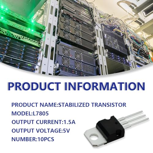 10Pcs L7805 Linear Positive Voltage Regulator 5V 1.5A to 220 Three ...