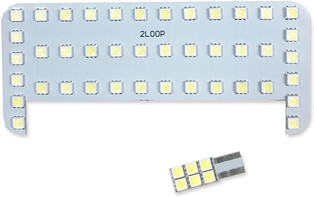 Amazon.co.jp: 2LOOP(ツーループ) 3チップSMD2点 R4.8～ シエンタ MXPL10 MXPC10 LEDルームランプ -純白光 : ホーム＆キッチン