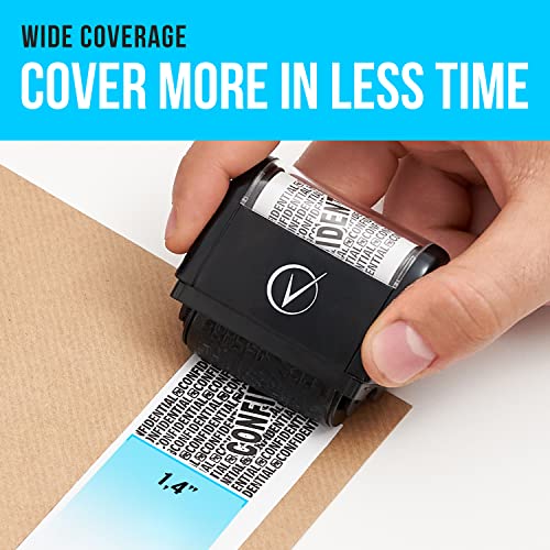 Snapklik.com : Identity Protection Roller Stamps Wide Kit, Secure ...