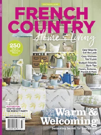 Amazon.com: French Country Magazine Issue 33 Warm & Welcoming: Books