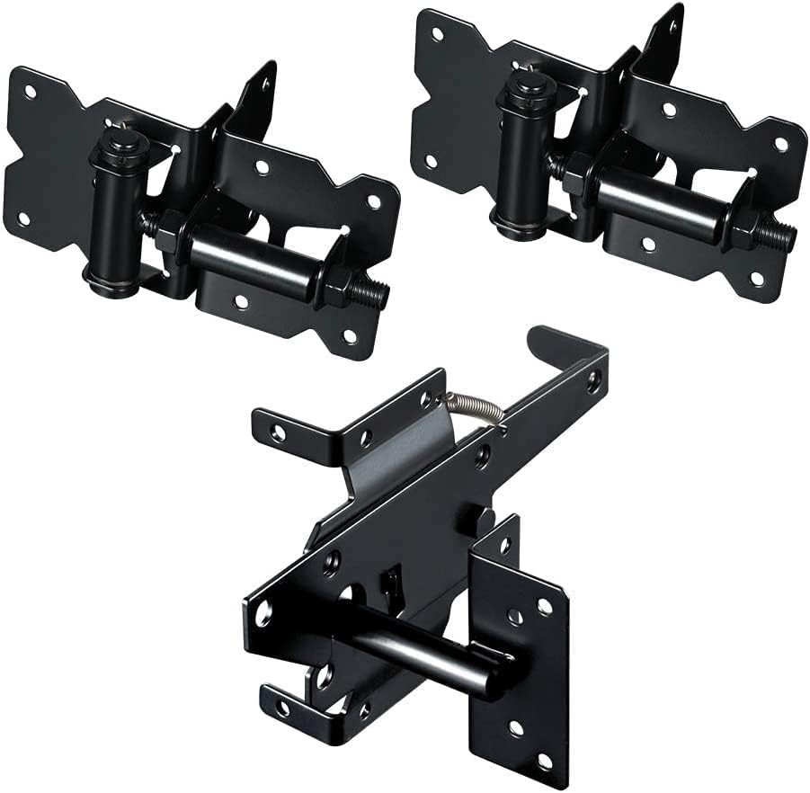 Amazon.com: Self Closing Vinyl Fence Gate Single Gate Hardware Kit ...