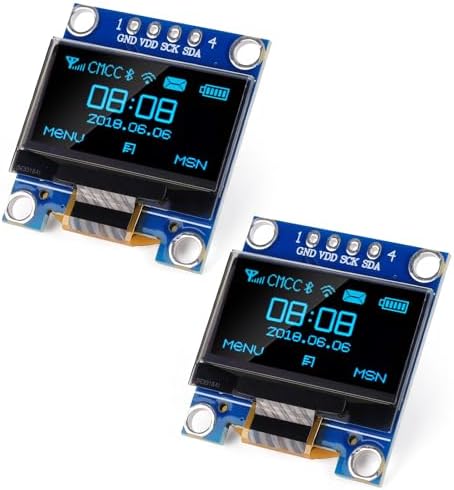 Amazon.com: UCTRONICS 0.96 Inch OLED Module 12864 128x64 Yellow Blue ...