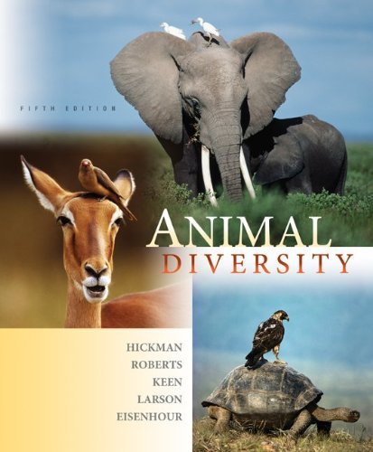 Animal Diversity 5th Edition (Fifth Ed.) 5e By Jr., Cleveland Hickman ...