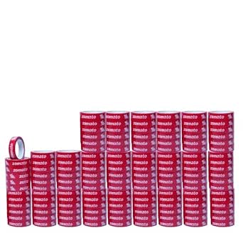 JPPL Zomato food packaging tape | Very strong adhesive tape | Suitable ...