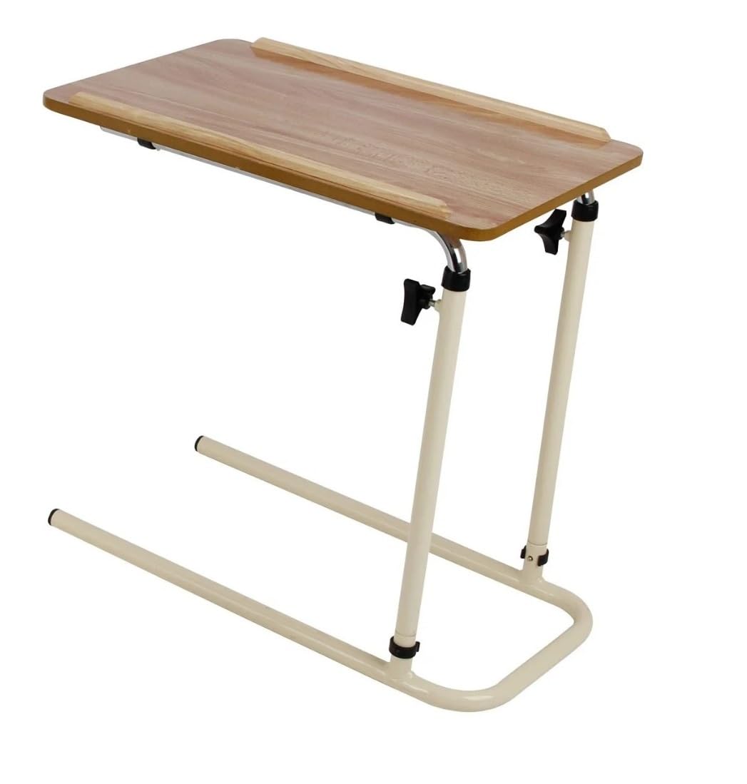 Homecraft Overbed Table, Flat Packed, Table Slides Over a Bed to ...