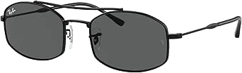 Ray-Ban RB3719 Sunglasses Bundle: RB 3719 002/B1 Black Dark Grey and ...