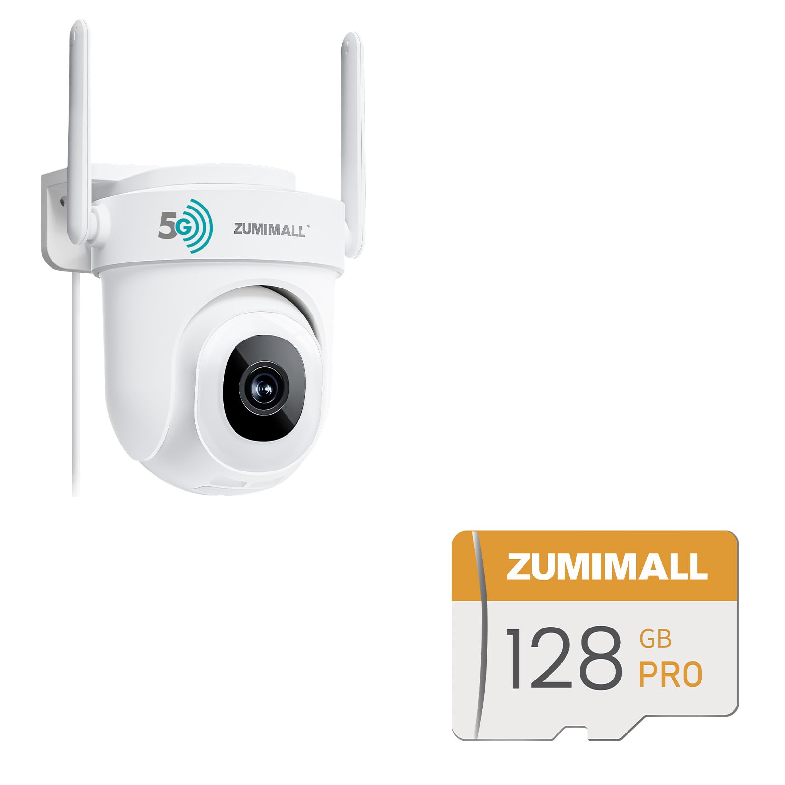 Amazon.com : ZUMIMALL 5G Security Camera Outdoor with SD Card : Electronics