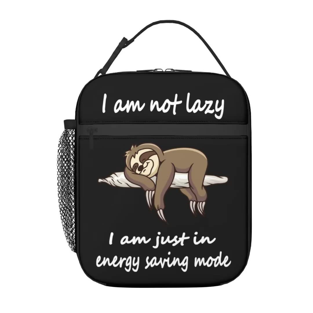 Amazon.com: Sloth Lunch Box Insulated Lunch Bag Reusable Lunch Tote Bag ...