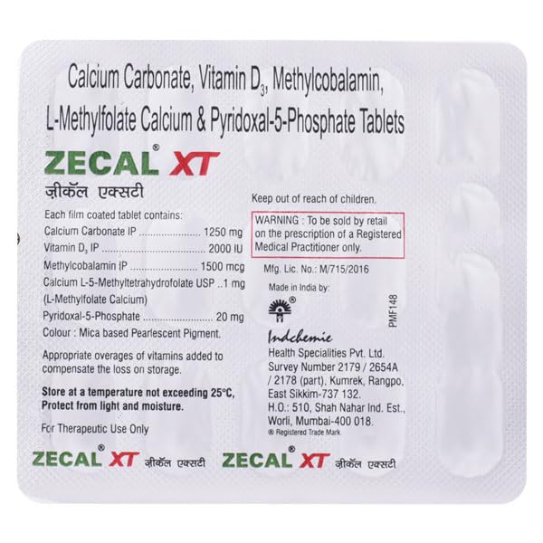 Zecal XT - Strip of 15 Tablets : Amazon.in: Health & Personal Care