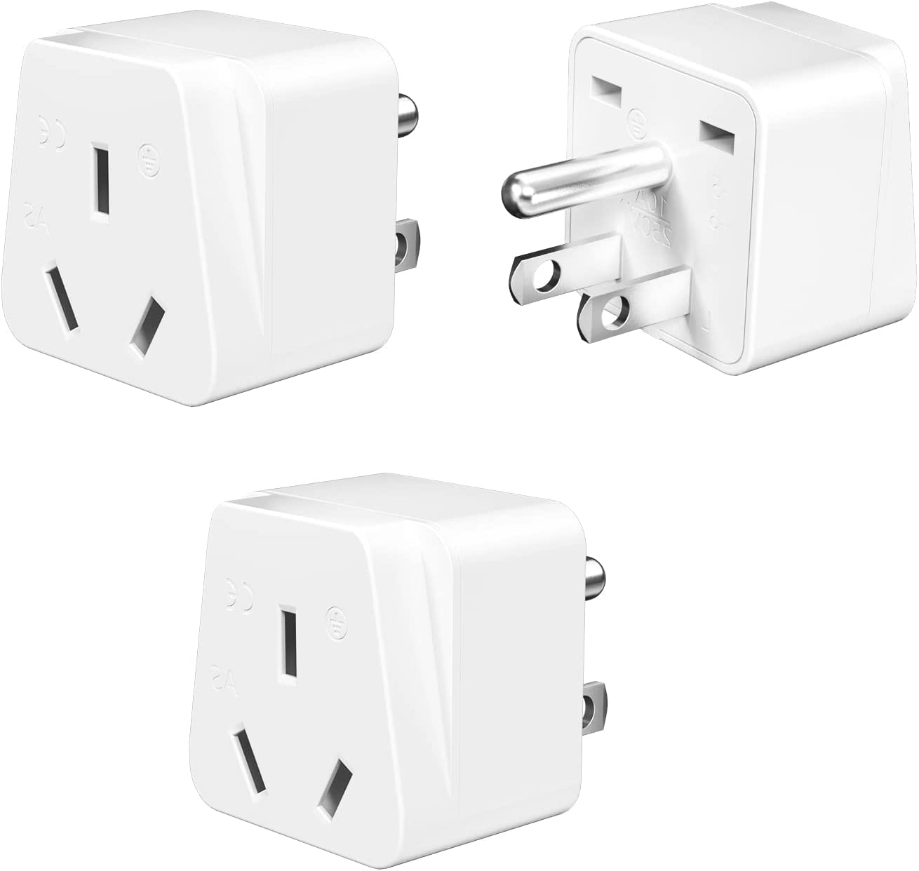 Australia/China/New Zealand/Argentina to Canada Travel Adapter, 3 Prong ...