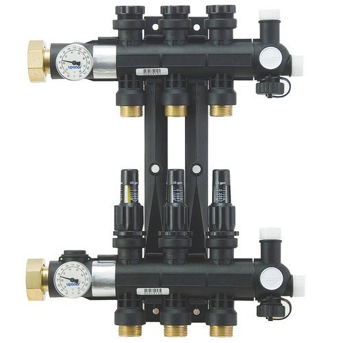 Uponor EP Heating Manifold Assembly with Flow Meter, 3-Loop (A2670301 ...