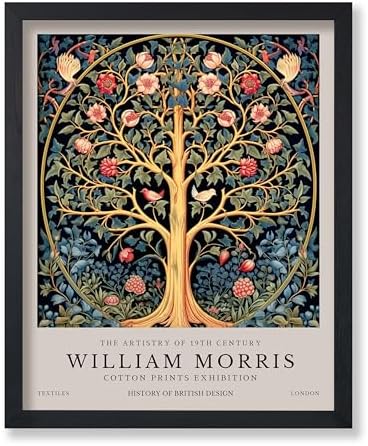 Amazon.com: Monem Art William Morris Poster - Tree of Life Print ...