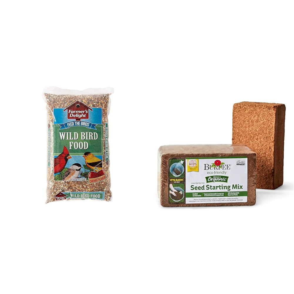 Amazon.com: Wagner's 10-Pound Wild Bird Food and Burpee 16-Quart ...