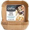 Amazon.com: KITCHEN GENIE BPA-Free Air Fryer Liners Disposable, 100 PCS ...